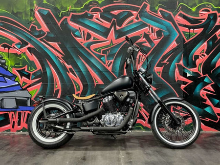 HONDA 1986-honda-nv750-shadow-bobber-vt750-chopper-brat-custom Used ...