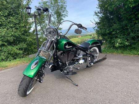 HARLEY DAVIDSON harley-davidson-softail-avec-sidecar Used - the parking ...