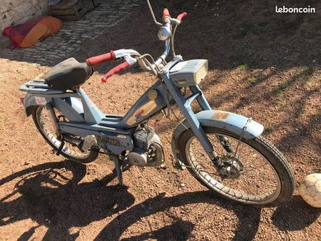 MBK belle-mobylette-ancienne-bleue-moto-becane Used - the parking ...