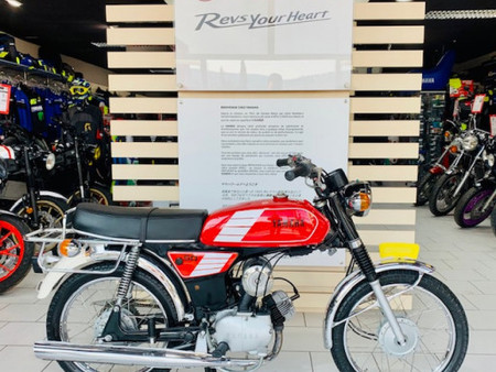 YAMAHA 1975-yamaha-fs1-dx-type-599-matching-numbers-49cc-two-stroke ...