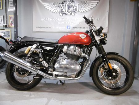 ROYAL ENFIELD royal-enfield-interceptor-int650-canyon-red-with-15-miles ...