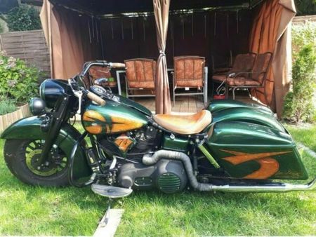 HARLEY DAVIDSON harley-davidson-shovelhead-e-glide-bagger-chicano-road ...