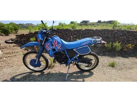 KAWASAKI kmx-125-de-1990-bleu-et-rose Used - the parking motorcycles