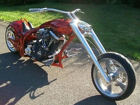 Lowrider Chopper Motorcycle