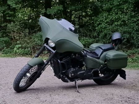 600 Honda Shadow Bagger Honda VT1100 Collection – Aftermarket Bobber