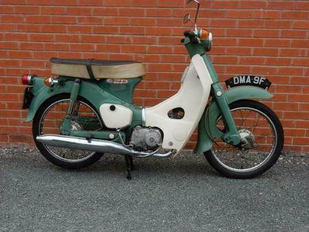 HONDA honda-c50-1968-green-white-1-owner-from-new-please-watch-the ...