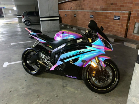 Yamaha R6 Purple