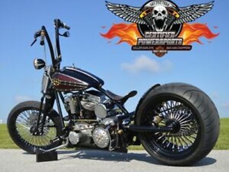 HARLEY DAVIDSON 1950-harley-davidson-panhead-very-custom-springer ...