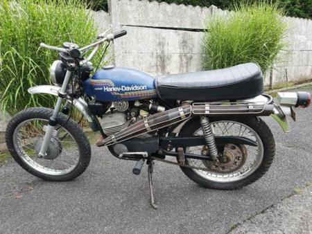 HARLEY DAVIDSON harley-davidson-aermacchi-rcx125-1975-oldtimer-tres ...