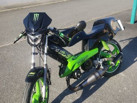 PEUGEOT 103-rcx-mobylette-verte occasion - Le Parking