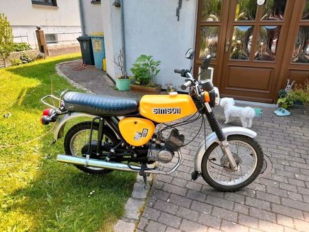 SIMSON simson-s51-b-4-gang-neuaufbau-mit-60km-h-papieren-in-silber ...