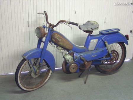 MBK mobylette-bleu-motoconfort-mobymatic occasion - Le Parking