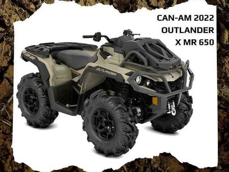 2022 Can Am Outlander 650 Xmr