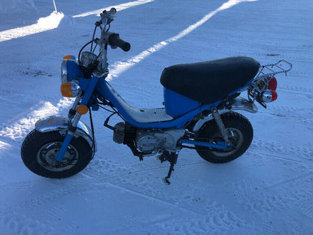 YAMAHA 1976-yamaha-chappy-80cc-street-legal-mini-bike-very-rare-991mile ...