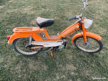 MBK mobylette-motobecane-51-mobymatic-orange tweedehands - De Parking
