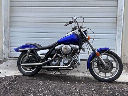 HARLEY DAVIDSON 1985-harley-davidson-fxrs-cruiser-blue Used - the ...