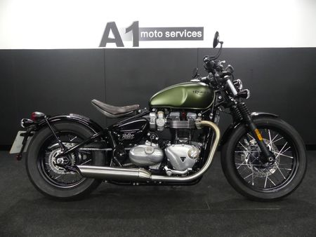 Matte Green Bobber | Reviewmotors.co
