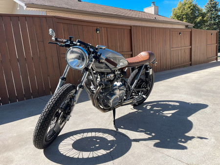1976 Kawasaki Kz400 Bobber | Reviewmotors.co