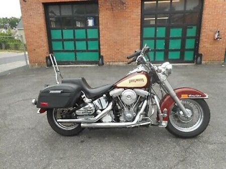HARLEY DAVIDSON 1987-harley-davidson-flst-sp-heritage-softail-1340-evo-factory-paint-matching ...