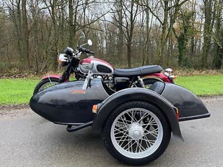 TRIUMPH triumph-bonneville-and-watsonian-prescott-sidecar occasion - Le ...