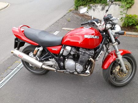 SUZUKI gsx-1200-inazuma-mit-bos-auspuff-sturzbuegel-scotoiler ...