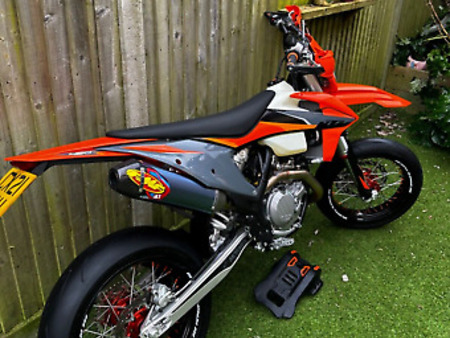 KTM KTM 450 EXCF SUPERMOTO 2021 FMF 4.1 EXC ENDURO MOTOCROSS A2 COMPLIANT ROAD LEGAL tweedehands ...