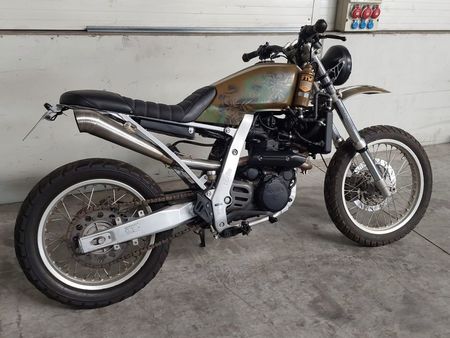 APRILIA APRILIA PEGASO 650 SCRAMBLER UMBAU CUSTOM ATV ENDURO LIFESTYLE ...