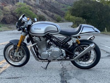 NORTON 2015-norton-commando-961-silver-cafe-racer occasion - Le Parking