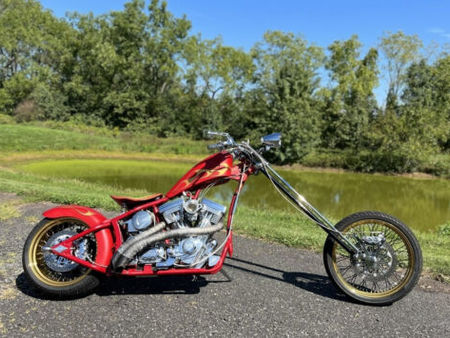 FANTIC MOTOR very-rare-2005-von-dutch-cruel-world-softail-240-chopper-patrick-racing-113-034-evo ...