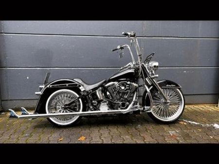 HARLEY DAVIDSON harley-softail-chicano Used - the parking motorcycles