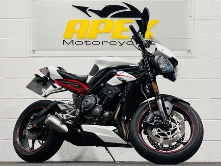 TRIUMPH triumph-street-triple-r-1-owner-heated-grips-full-service ...