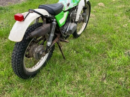 KAWASAKI 1977 KAWASAKI KT 250 KT250 VERY RARE WES EXHAUST OWNED TRIALS ...