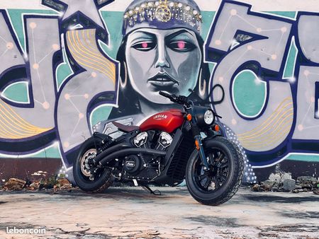 INDIAN indian-scout-bobber-ruby-smoke-preparation-options occasion - Le ...