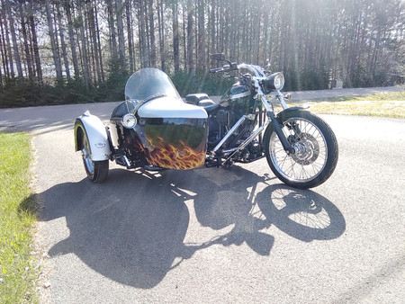 HARLEY DAVIDSON 2003-hd-night-train-with-champion-sidecar-10000-firm ...